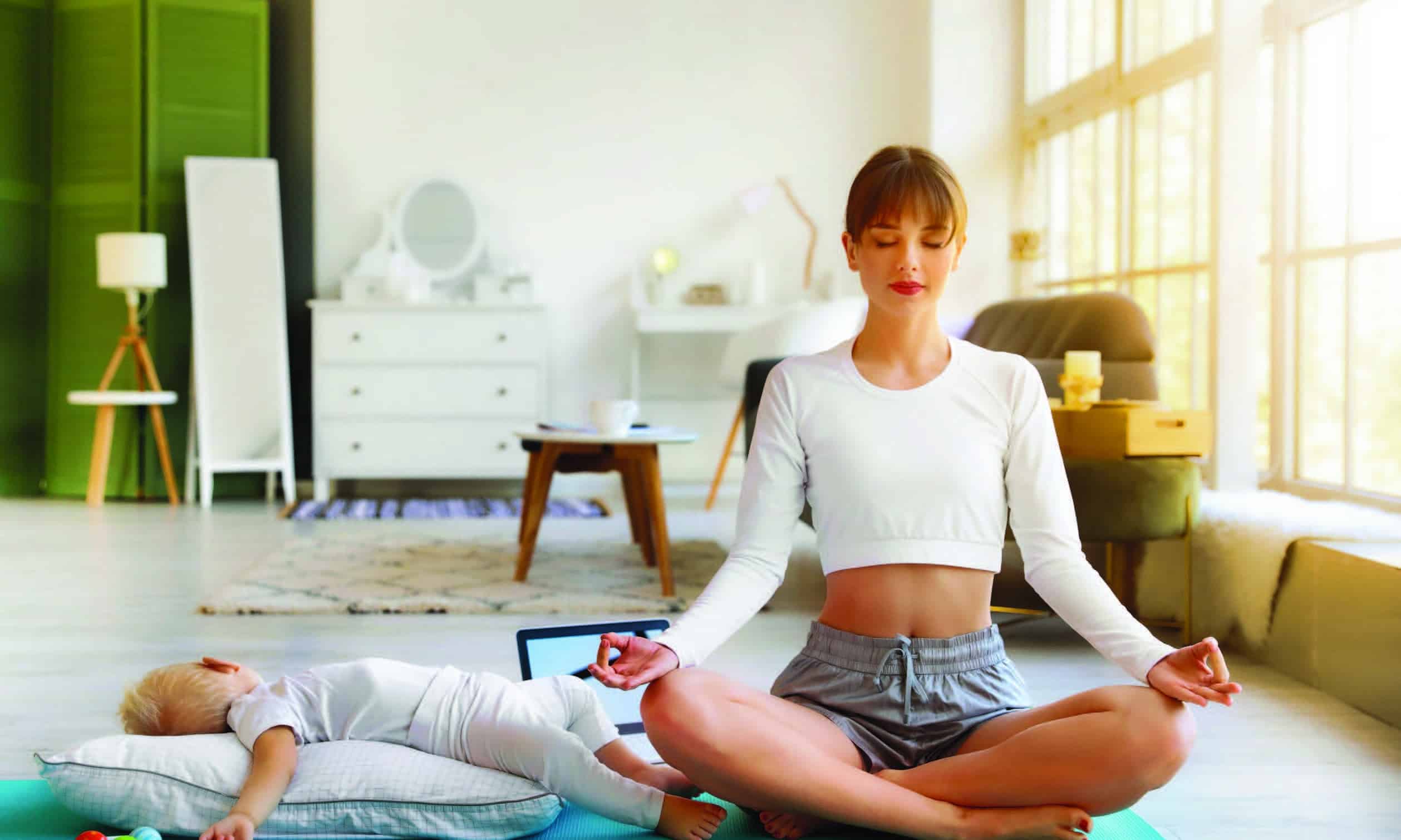 La méditation pour jeunes mamans, 5 minutes par jour pour se recentrer ...